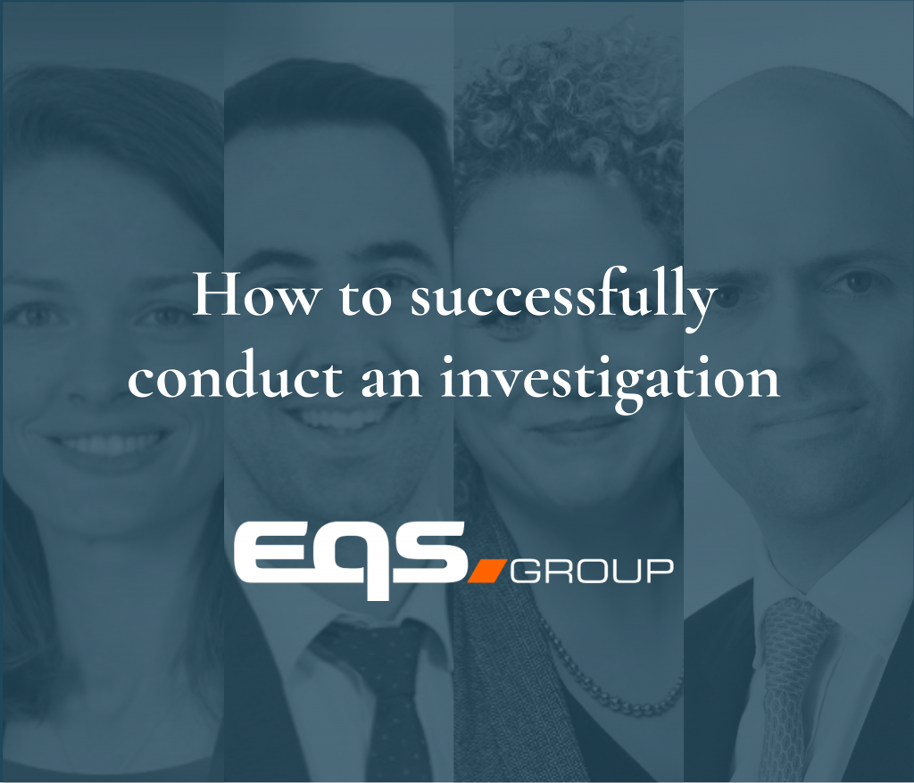Webinar: How to successfully conduct an investigation?