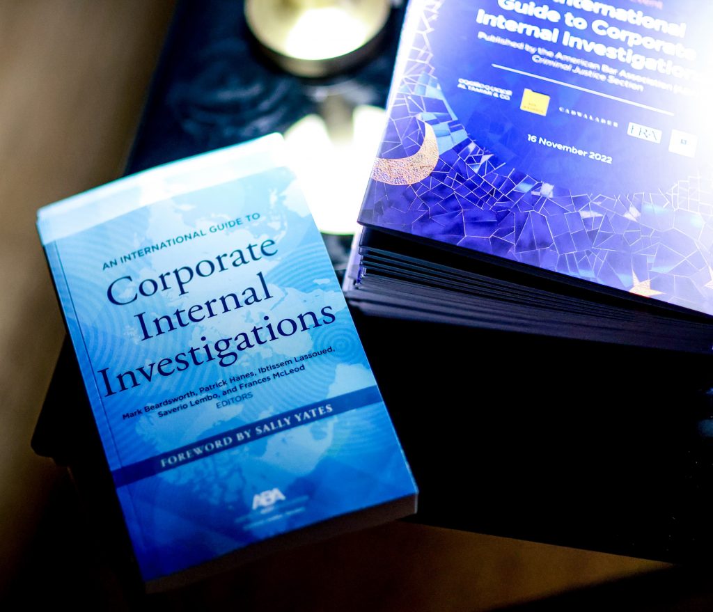 Corporate internal investigations guide