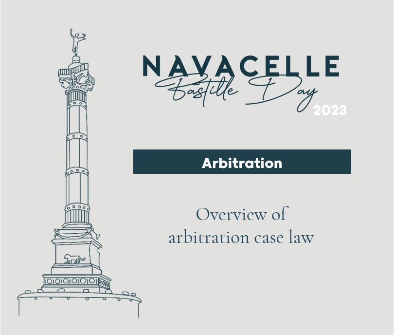 Overview of arbitration case law - Navacelle