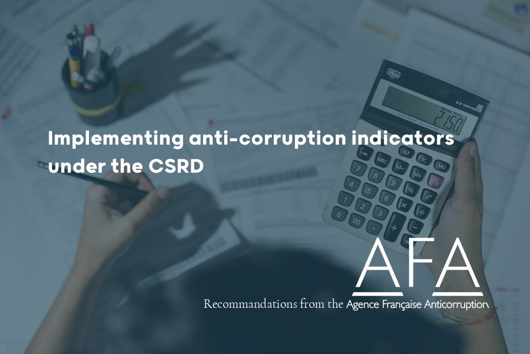 AFA’s advice on implementing anti-corruption indicators under the CSRD ...