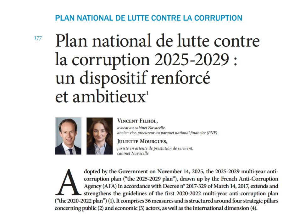 National plan to fight corruption 2025-2029: a strengthened and ...