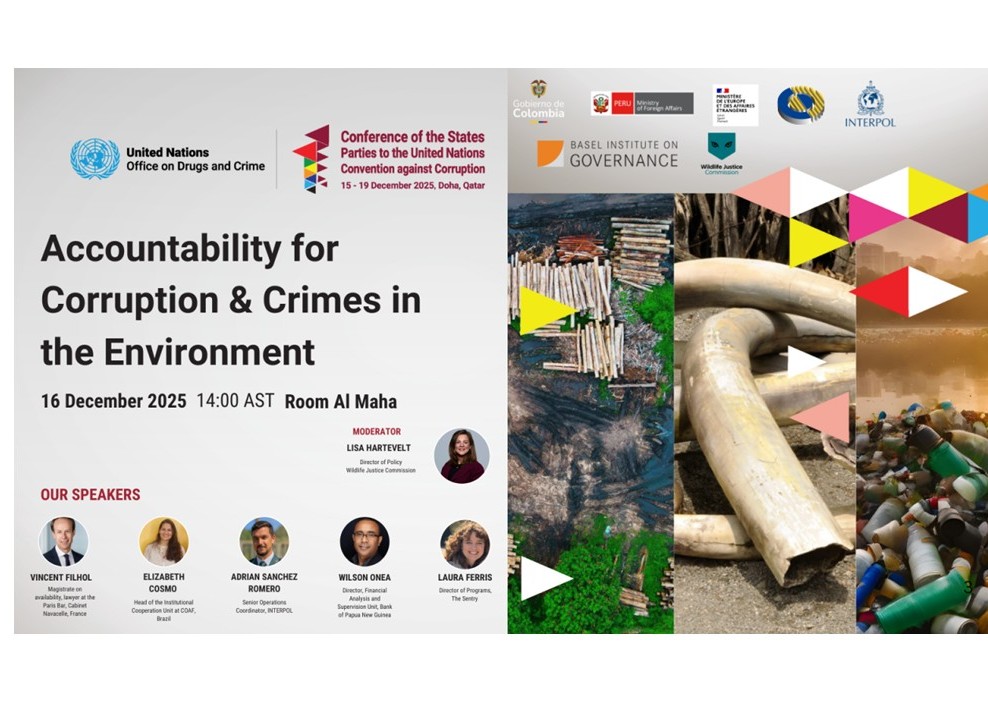 Links between corruption and environmental crimes - CoSP - Navacelle